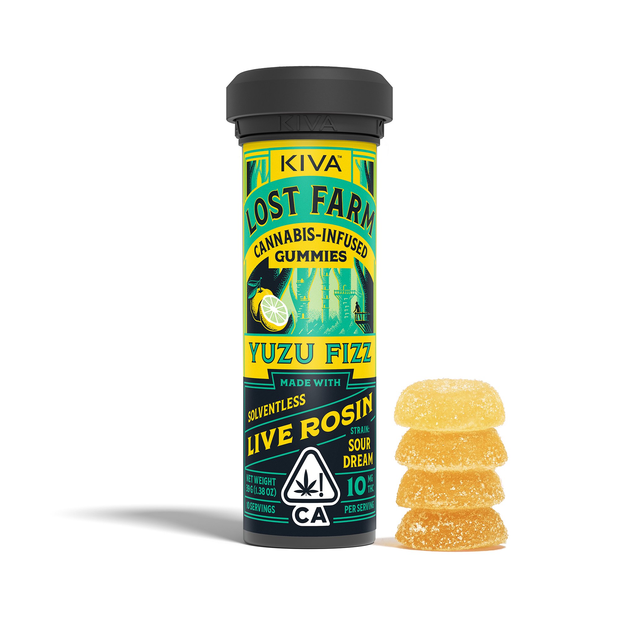 Buy Lost Farm Yuzu Fizz x Sour Dream [10pk] (100mg) - Cookies Mission ...